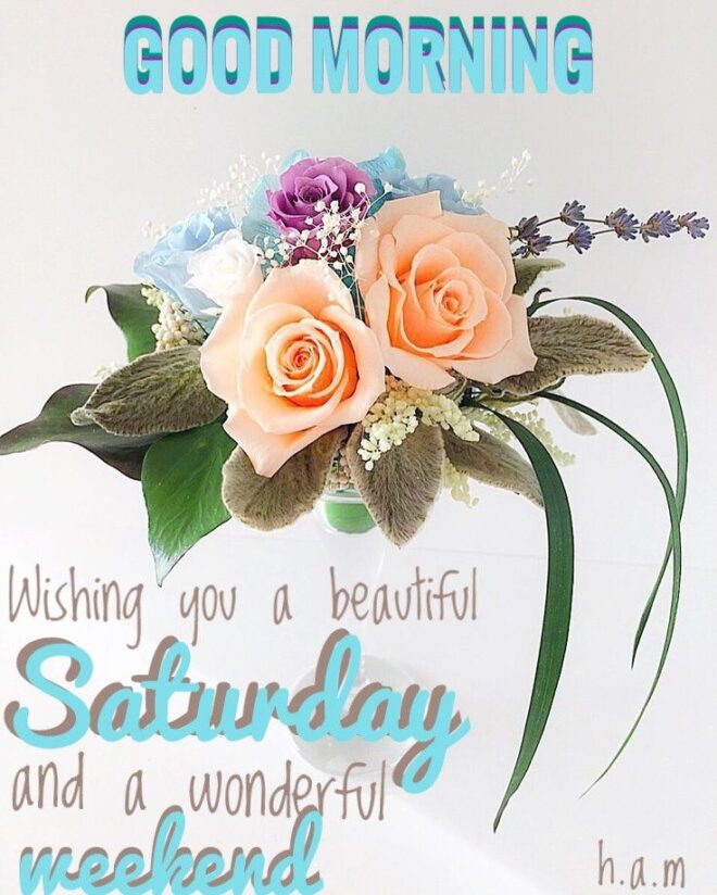 Happy Saturday good morning images - Good morning happy saturday ...